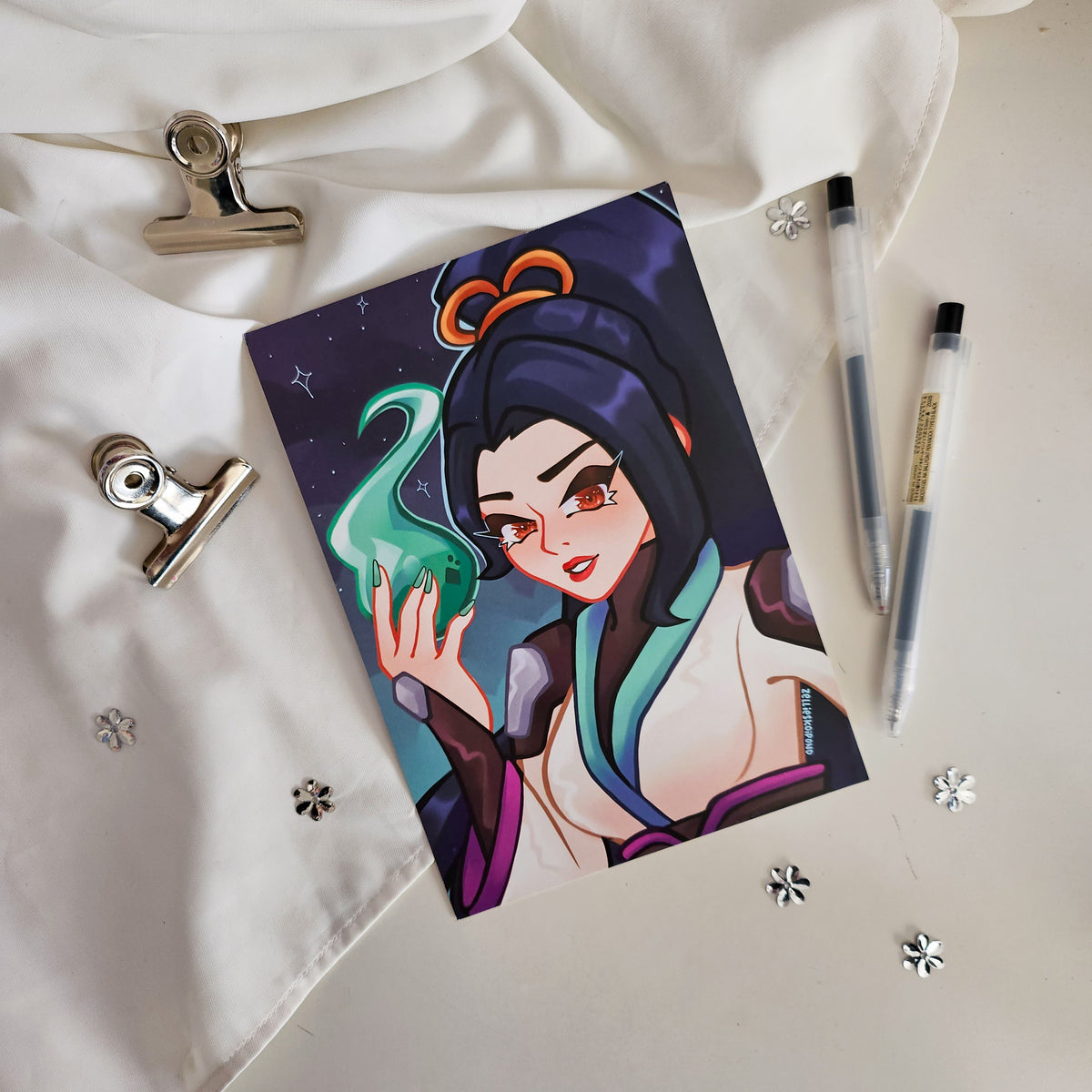 Sage Valo art print – Zellie's Koi Pond