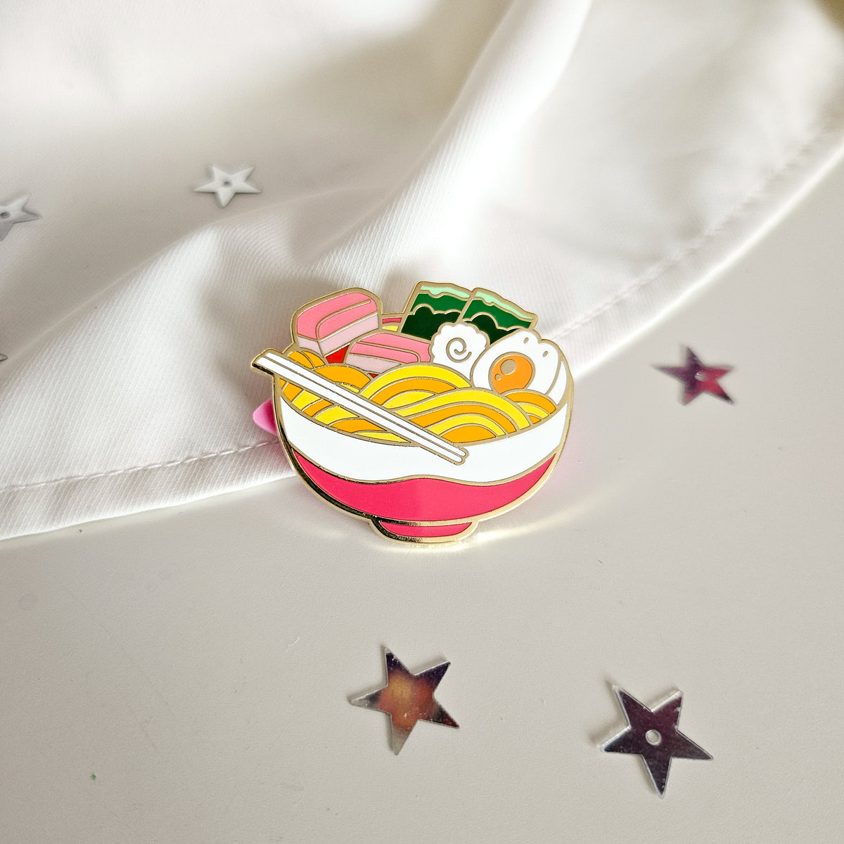 Frog Ramen Enamel Pin – Zellie's Koi Pond